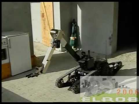ELROB 2006 - Urban Trial - telerob - teleMAX - YouTube