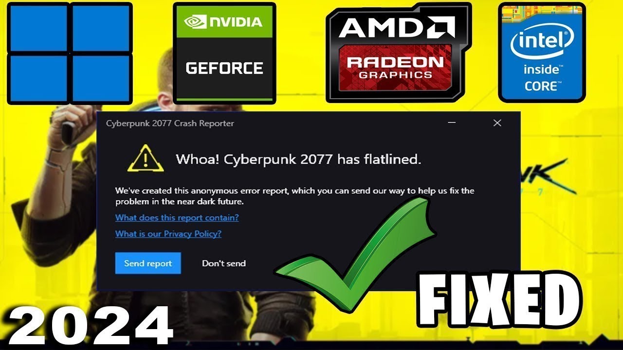 How to Fix 'Cyberpunk 2077 Has Flatlined' Error 100% Working Solutions ...