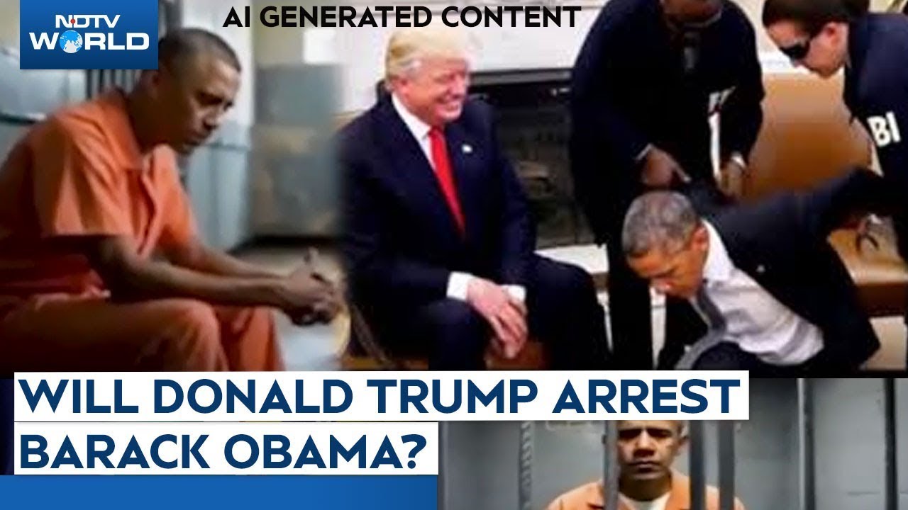 Obama AI Video | Trump Posts AI Video Of Barack Obama's Arrest: "No One ...
