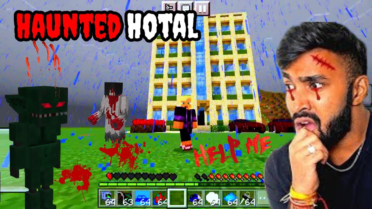 HAUNTED HOTEL |MINECRAFT HORROR 😭 | - YouTube
