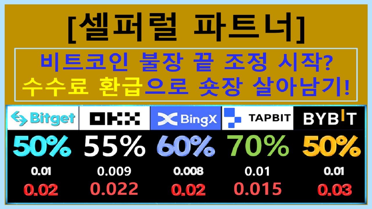 셀퍼럴 비트코인 조정 끝 반등 시작 어려운 11월 시장 수수료 환급으로 수익 극대화하는 방법 Youtube