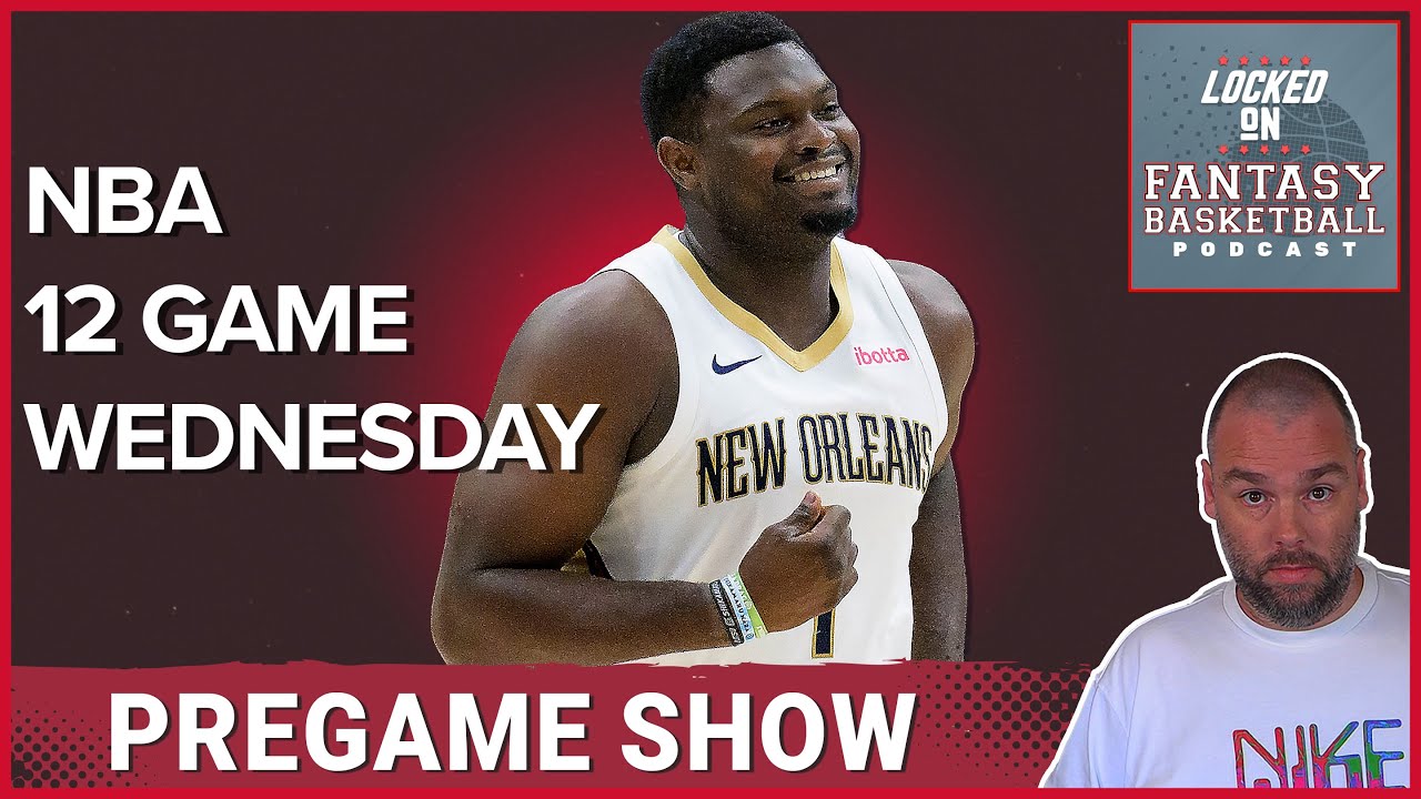 NBA Fantasy Basketball Pregame Show | Wednesday October 25 - YouTube