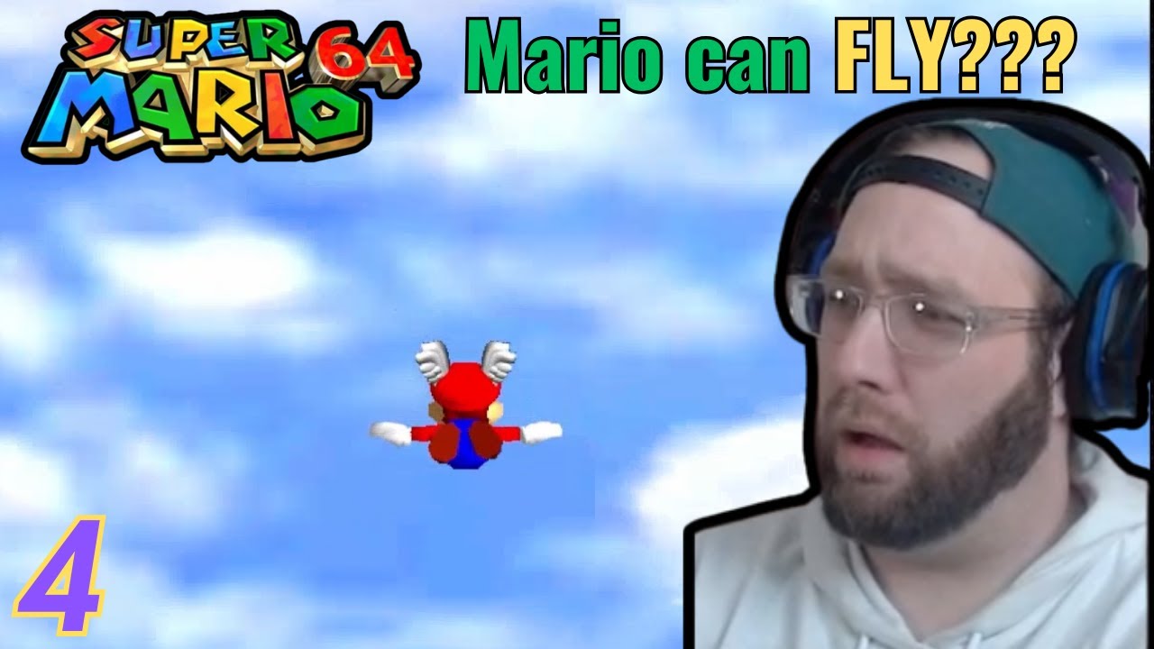 Gaining My Wings to Fly | Super Mario 64 | 1st Playthrough Part 4 - YouTube