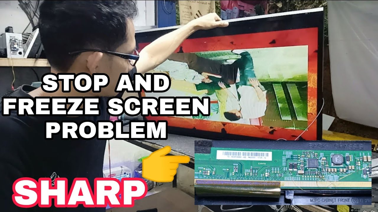 SHARP STOP AND FREEZE SCREEN PROBLEM - YouTube