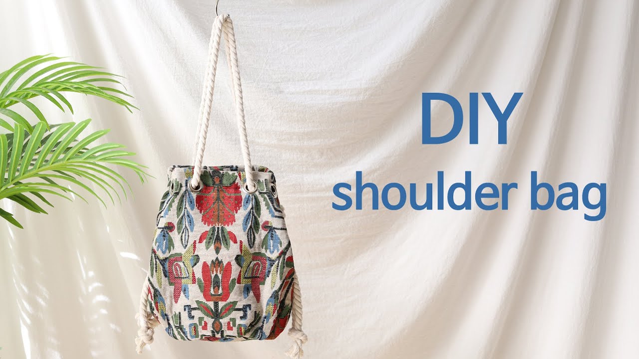 DIY String shoulder bag/shoulder bag making/shoulder bag tutorial/How ...