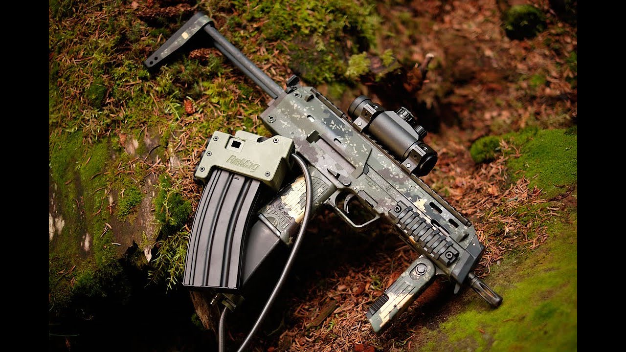 MP7 Gold Green Camo Demo video - YouTube