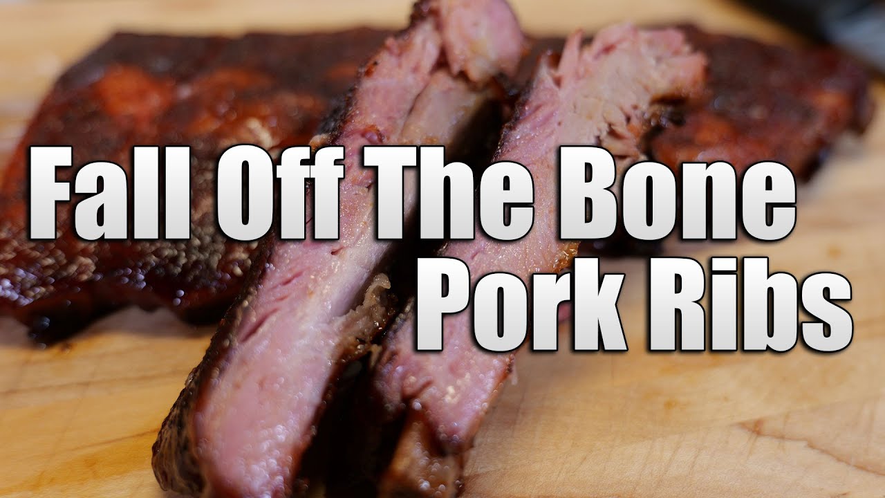 Fall Off The Bone Pork Ribs - Pellet Smoker - YouTube