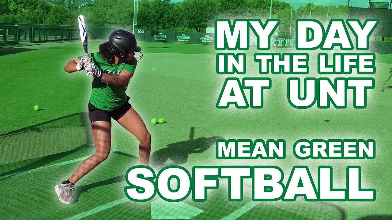 My Day in the Life as a Student Athlete | Mean Green Softball | College ...