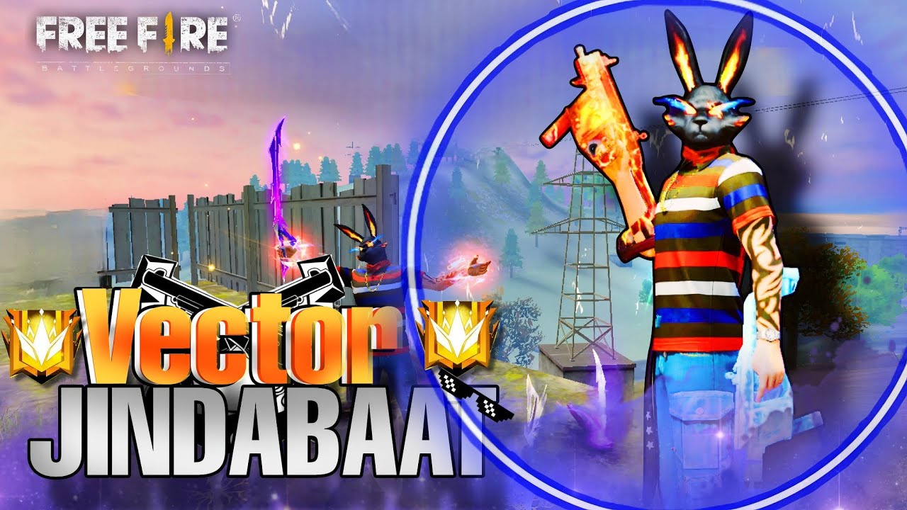 Vector + Double Booyah! Rank Up Like a Pro in Free Fire BR Mode 🏆" # ...