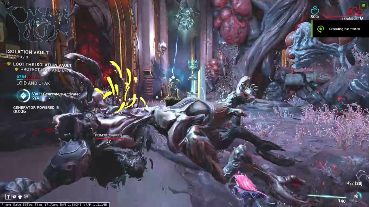 How to make otak & loid faster in ISO vault Door Bonus Stage | Adrenal STIM Game Play #warframe ...