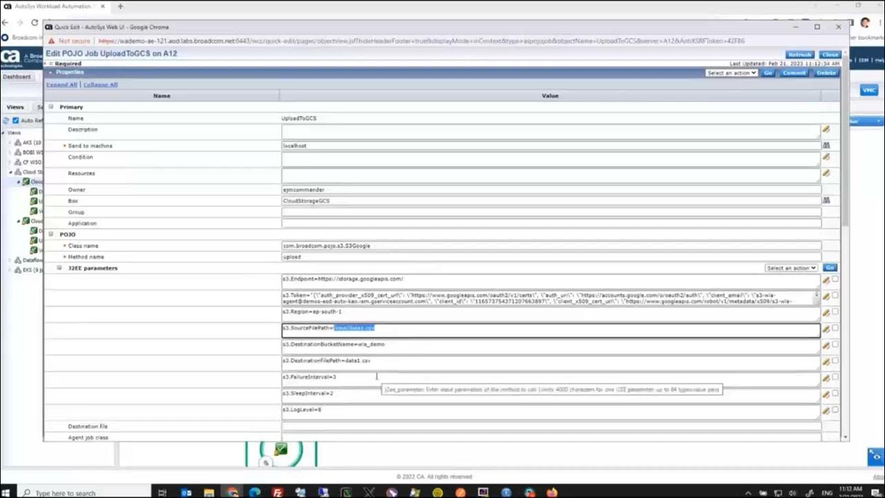 AutoSys Cloud Integration Managing Cloud Storage - YouTube