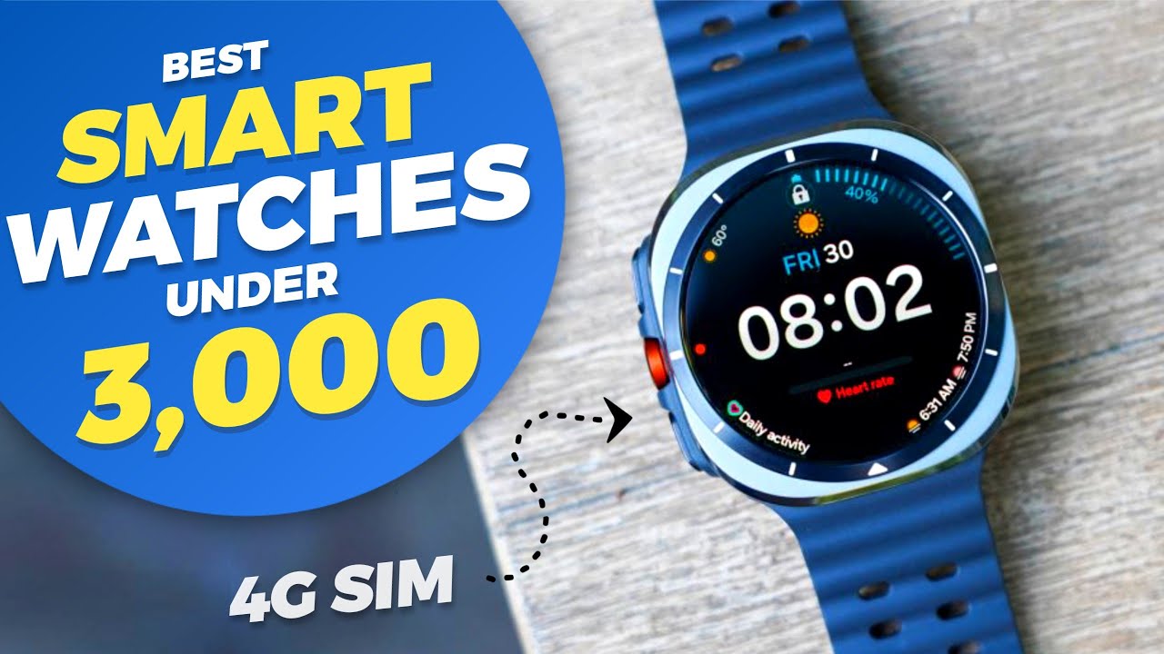 Top 5 Best Smartwatch Under 3000 | Smartwatches Under 3K In INDIA 2025 ...
