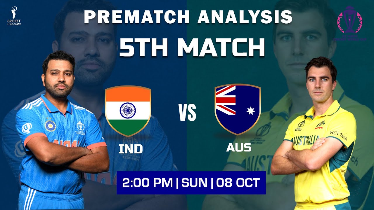 World Cup 2023 India vs Australia 5th Match PREDICTION, IND vs AUS ...