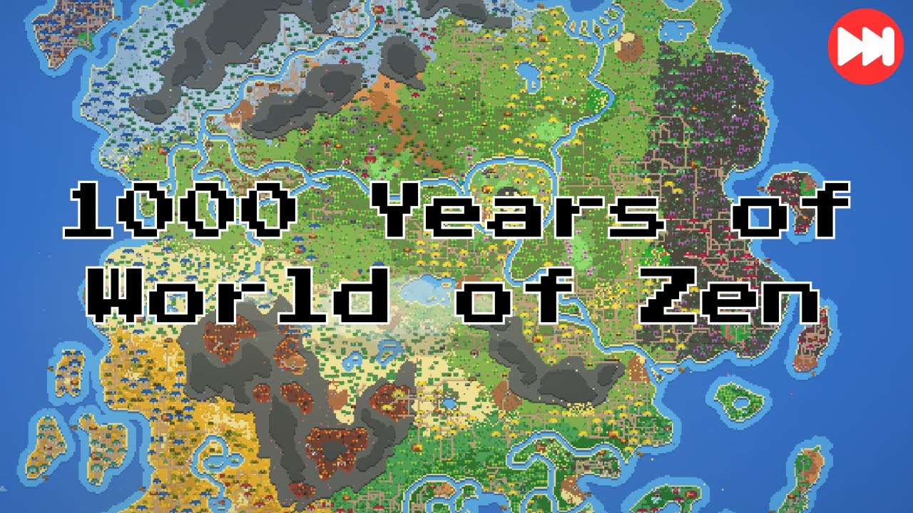 1000 Years of World of Zen | WorldBox Timelapse - YouTube
