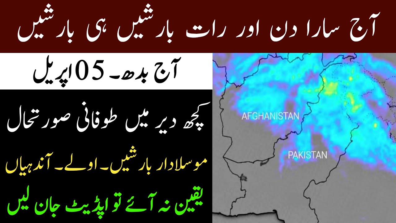 Pakistan weather today | Heavy rains hails and gust winds alert in ...