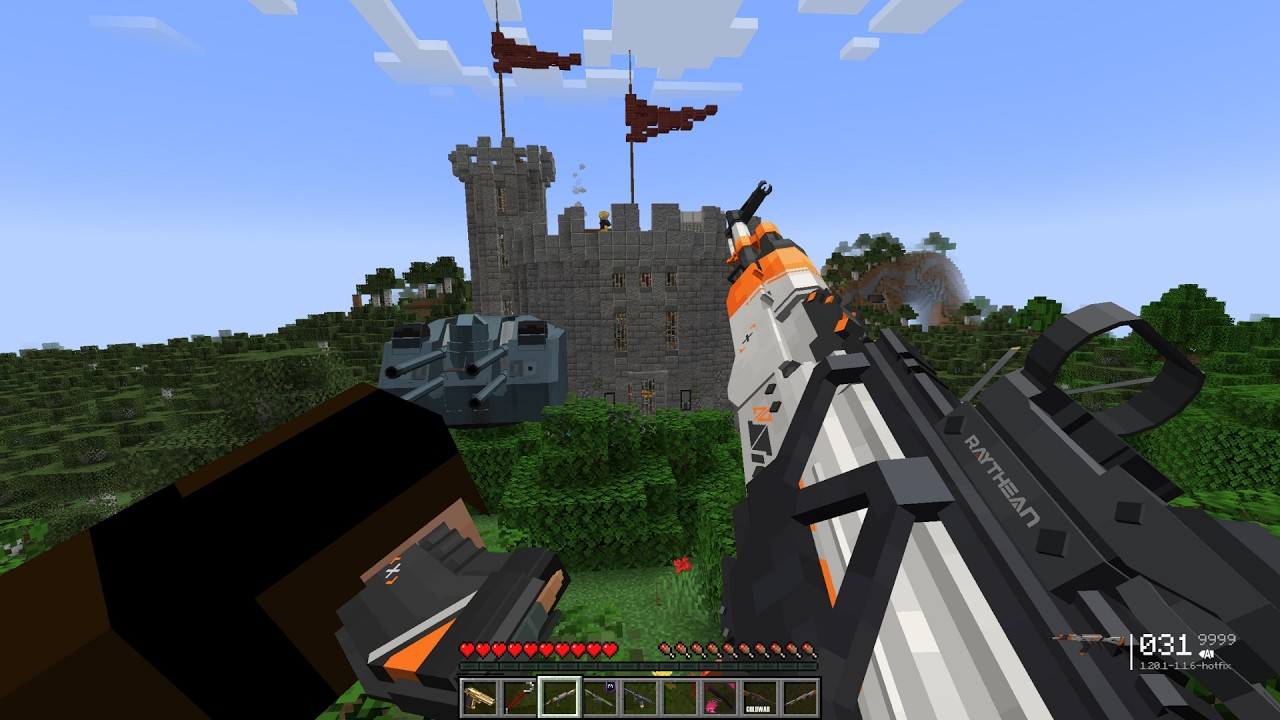 I Rescued Imprisoned Animals from the Pillager Fortress Using Modern ...