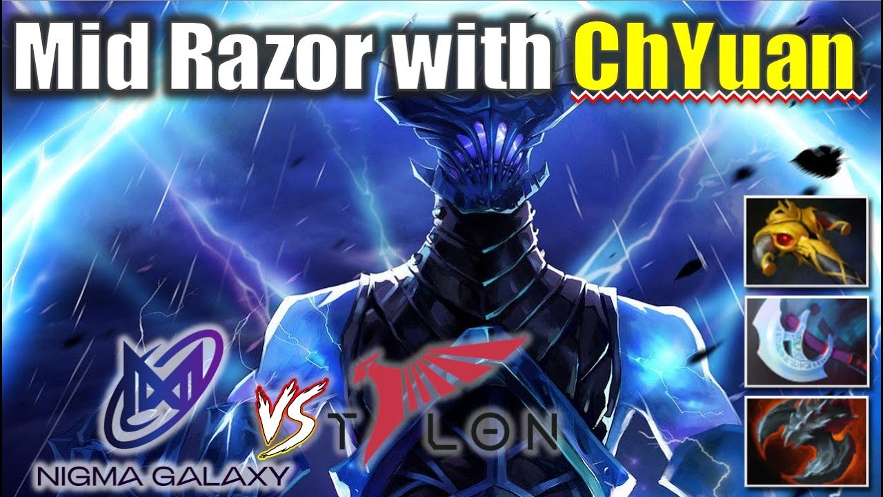 ChYuan - Razor [Mid Pos 2], Talon VS Nigma - Patch 7.35d - 4K - YouTube