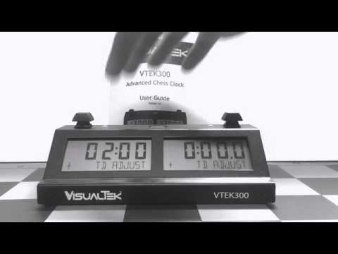 Production Model VTek 300 Advanced Chess Clock - YouTube