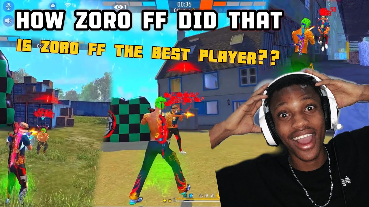 REATTING TO ZORO FF GAMEPLAY ON 1VS1 WITH BENOX - YouTube