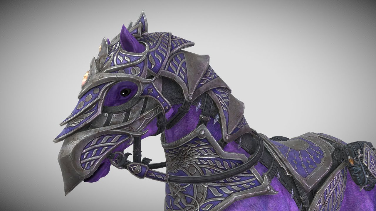 Khenarthi's Thundersteed ∣ ESO › Mounts › Horses - YouTube