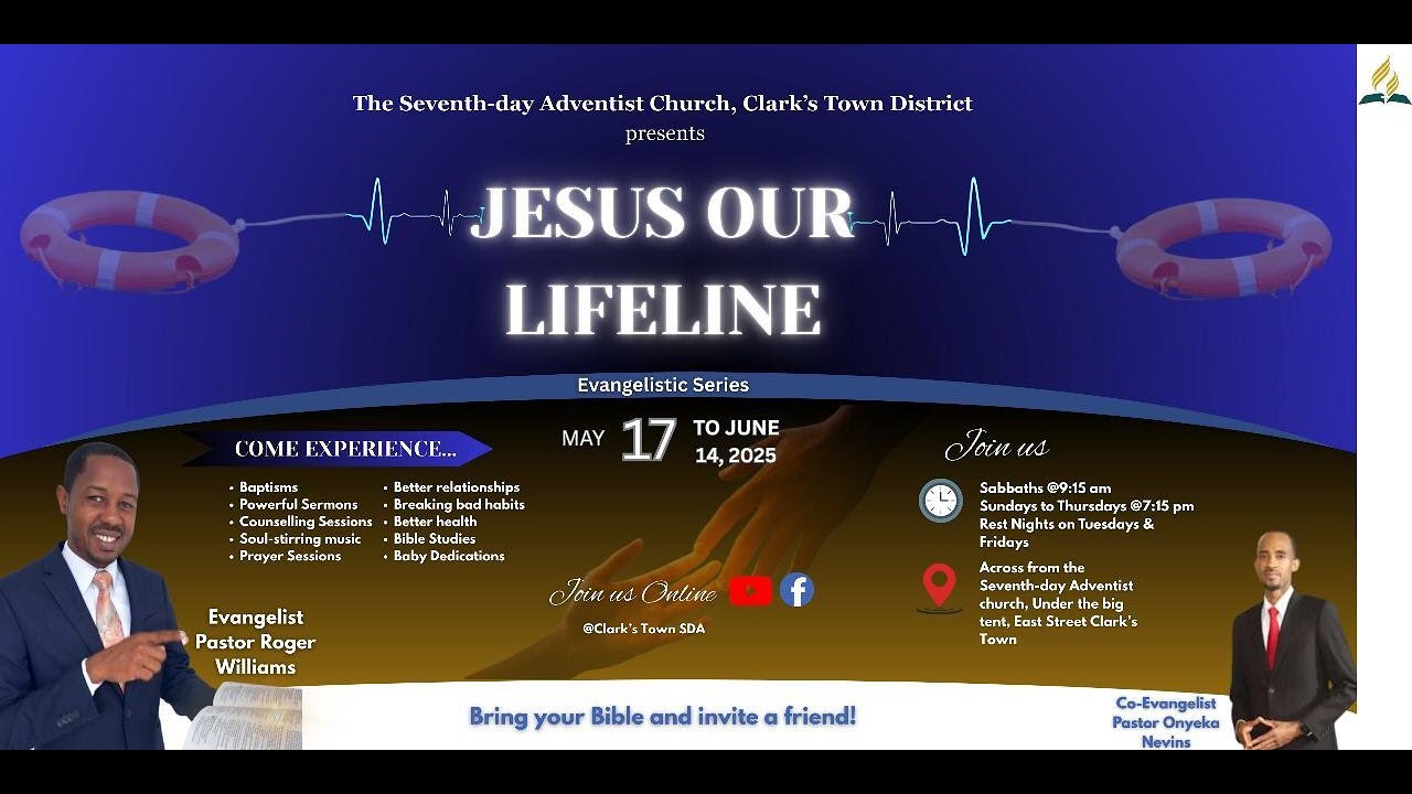 Jesus Our Lifeline Series || || Sabbath, May 31, 2025 - YouTube