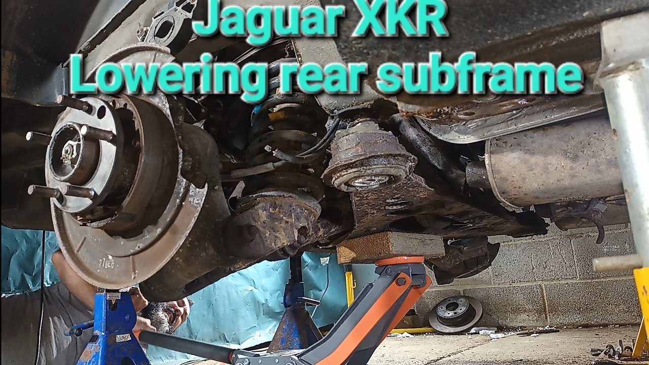 Jaguar XKR project Episode 50 | rear subframe removal part four - YouTube