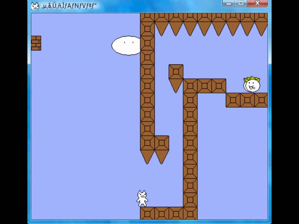 Syobon Action ALL hidden traps level 7 w/ game music - YouTube