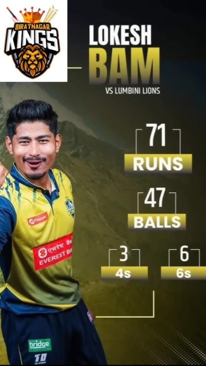 Time Bom💥Lokesh Bam🙂 #npl #nplt20 #youtubeshorts #nplsportsground - YouTube