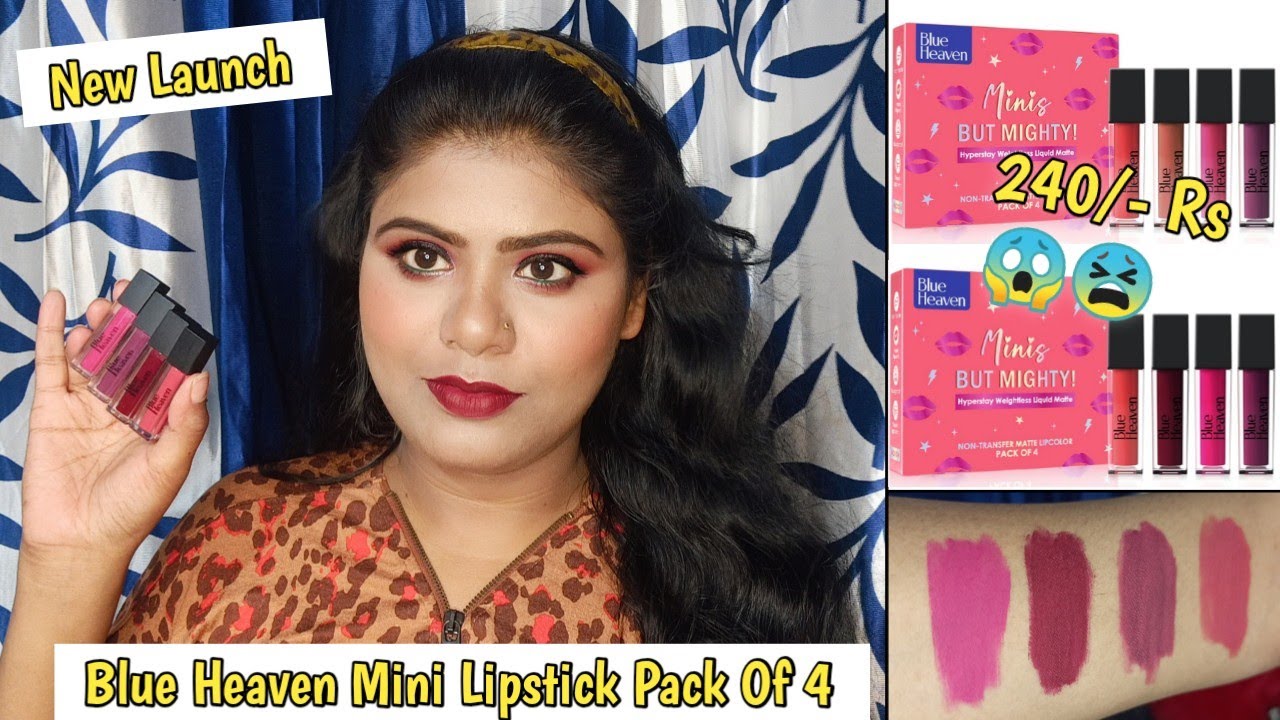 *New Launch* Blue Heaven Mini But Mighty Hyperstay Weightless Lipstick ...