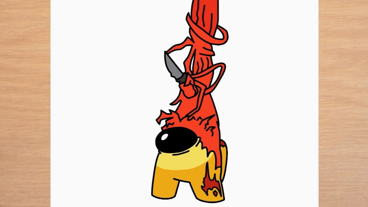 How to draw Among Us Imposter FNF Friday Night Funkin vs Imposter ...