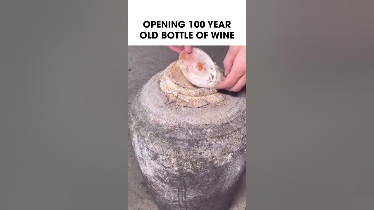 100 YEAR OLD BOTTLE OF WINE - YouTube