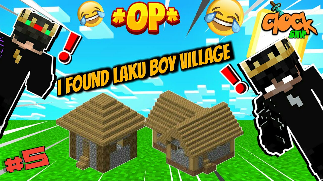 I found laku bhai village in this LIFESTEAL SMP|| clock smp S2 P5|| # ...