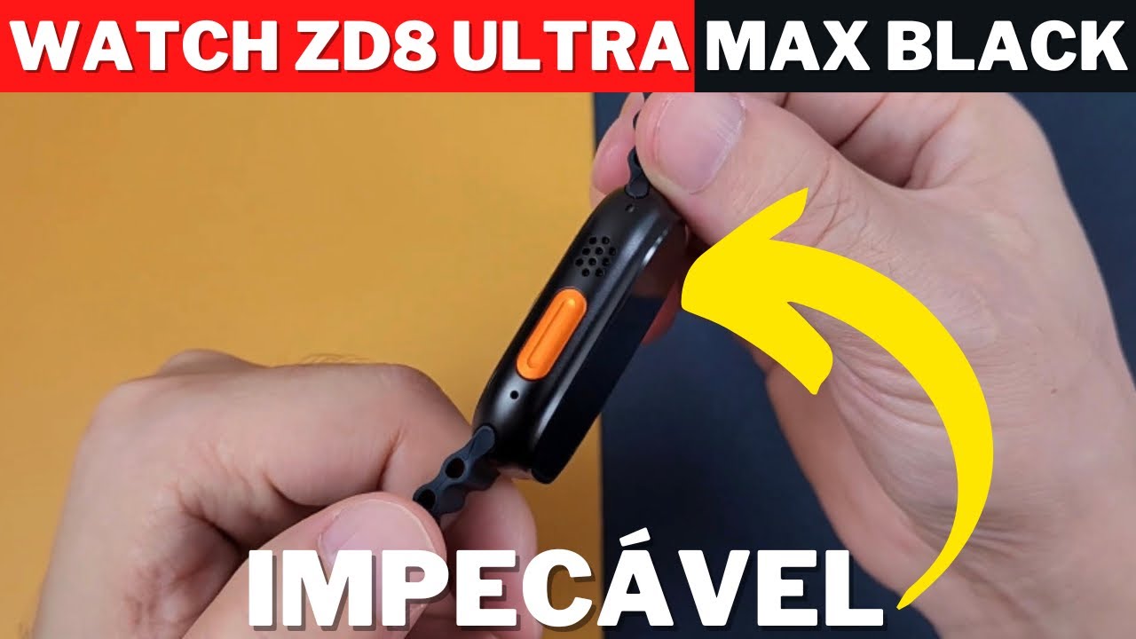 ZD8 ULTRA MAX BLACK 49mm Parte 2 - SERÁ ELE MELHOR QUE O MT8 ULTRA E ...