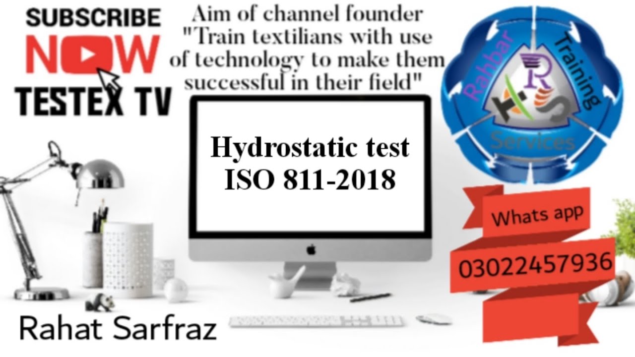 Hydrostatic test | ISO 811-2018 | Textile testng #testextv # ...