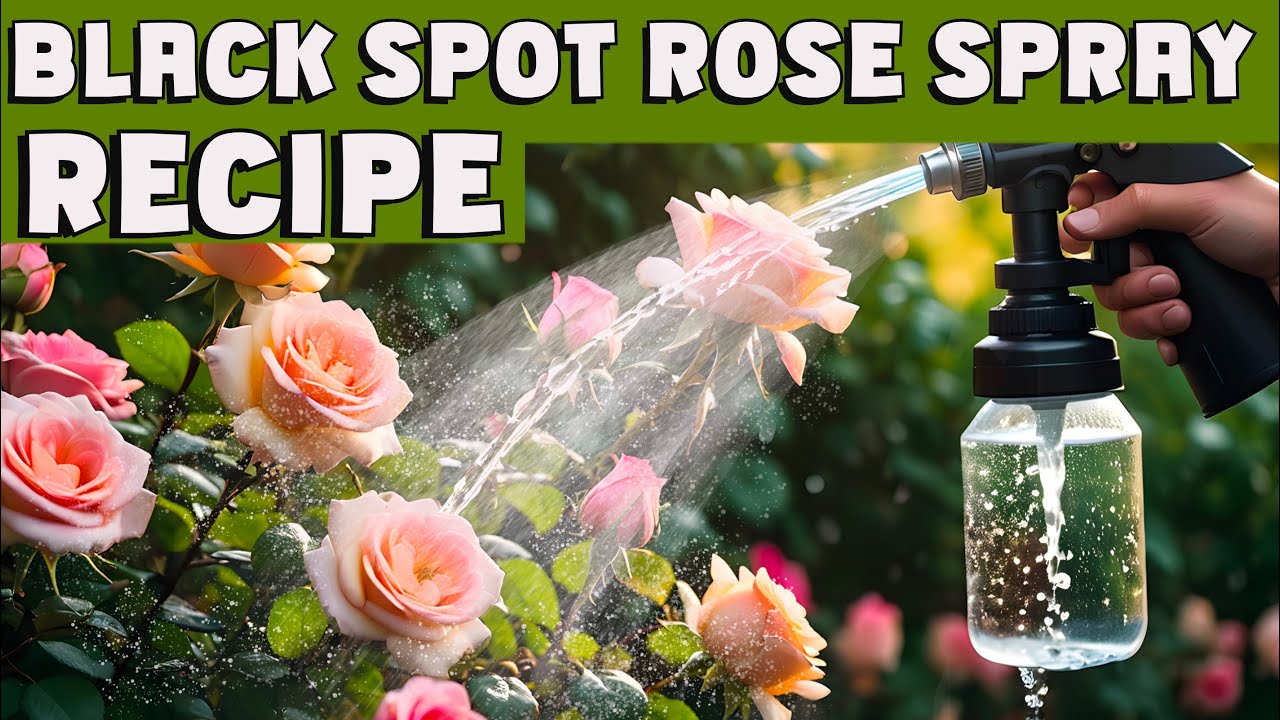 BLACK SPOT rose spray recipe. Organic, Effective store cupboard ...
