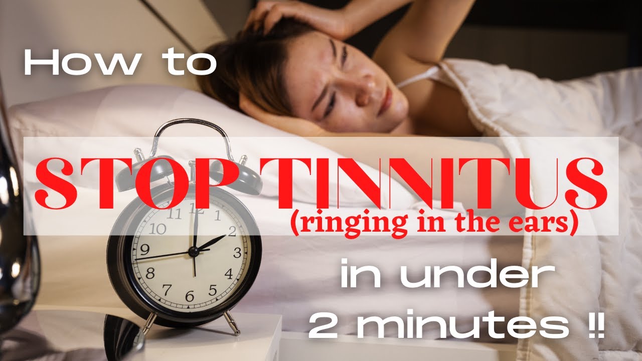 Most effective way to stop Tinnitus; ringing in the ears/brain - YouTube