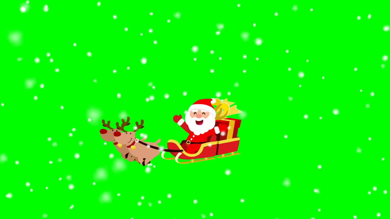 Christmas green screen effects || new green screen video 2021 || santa ...