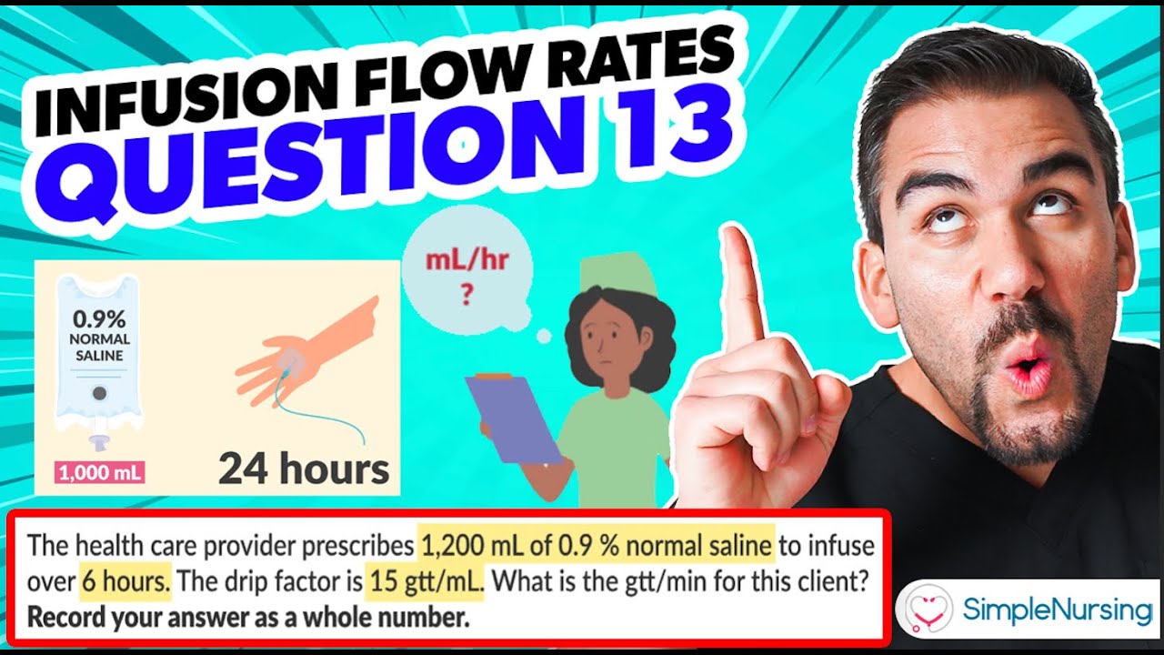 Flow Rates ; Practice Question Series - Question #13 - YouTube
