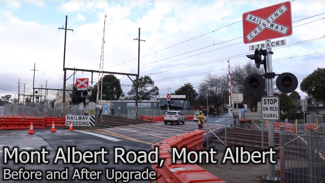 Mont Albert Road, Mont Albert, Vic | Removed Railway Crossing | Before ...