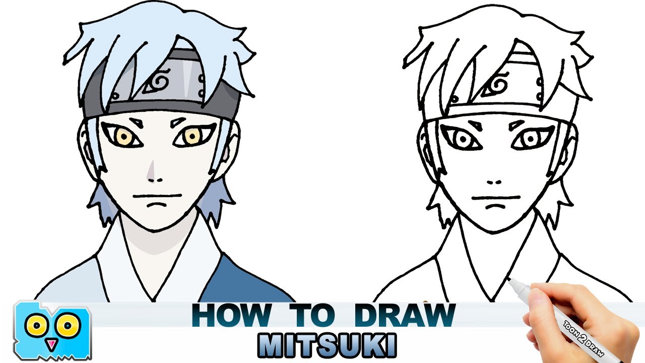How to Draw Mitsuki | Naruto - YouTube
