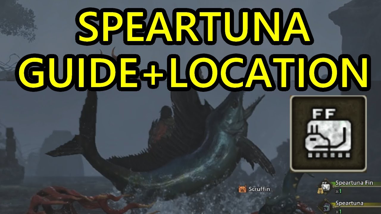 MHW Speartuna Fin Location Guide. How to Catch Speartuna for Frozen ...
