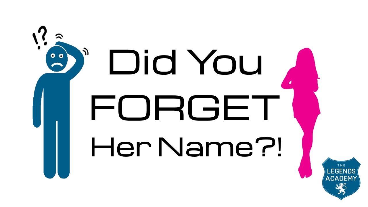 How to Remember a Girl's Name You Forgot - YouTube