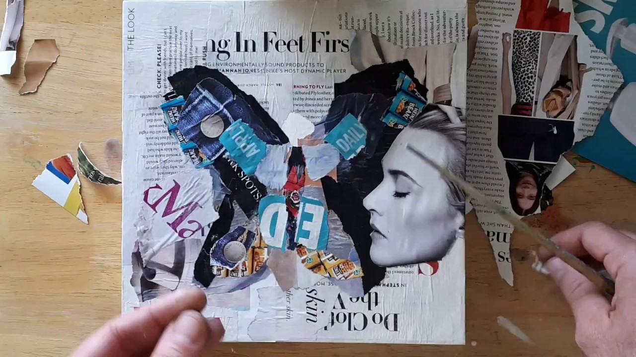 Collage Butterfly, a la Derek Gores. - YouTube