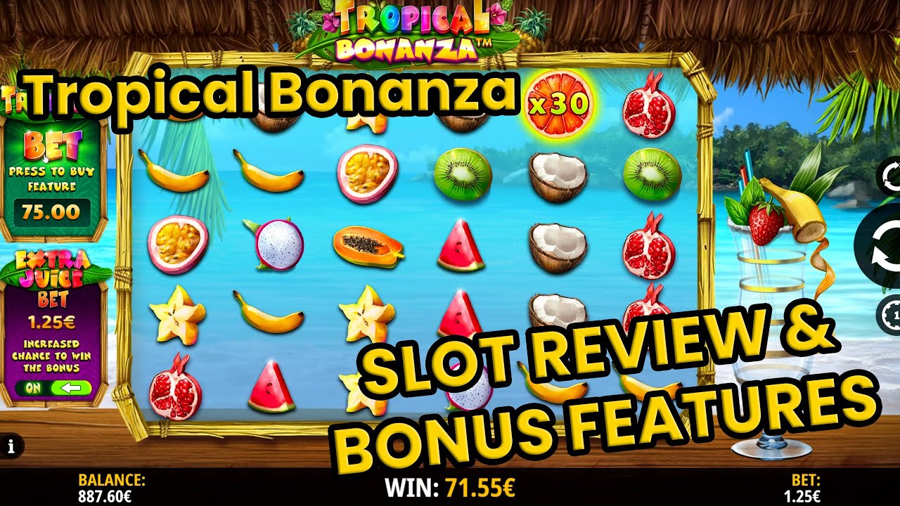 Tropical Bonanza Slot Review, Bonus Features & More! - YouTube