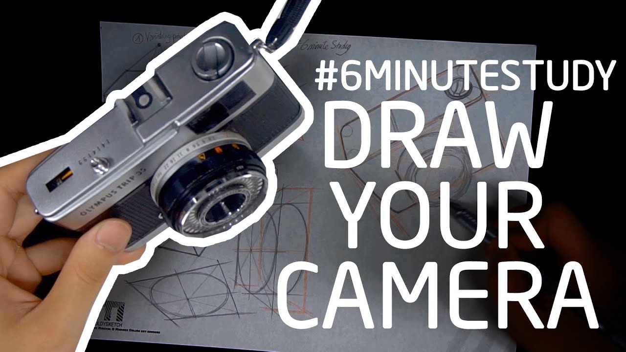 #6minutestudy How to Draw Your Camera Tutorial - YouTube