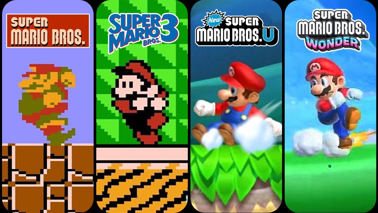 Evolution Of Mario Screech Halt 1983-2023 - YouTube