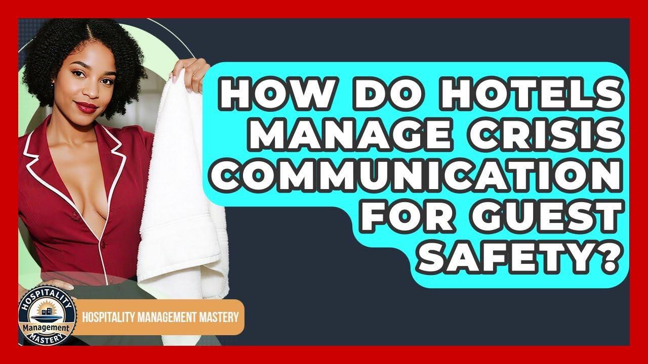How Do Hotels Manage Crisis Communication For Guest Safety ...