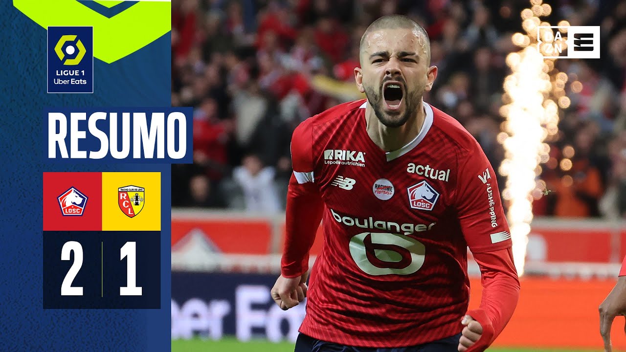 Resumo | Lille 2-1 Lens | Ligue 1 23/24 - YouTube