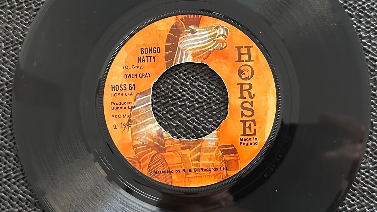 Bongo Natty 7” reggae vinyl record playing Owen Grey - YouTube