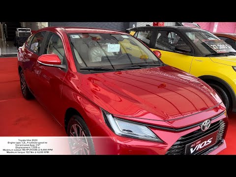 SEDAN! All New Toyota Vios, Engine 1.3L, 4-Cylinder, Colour Red Mica ...
